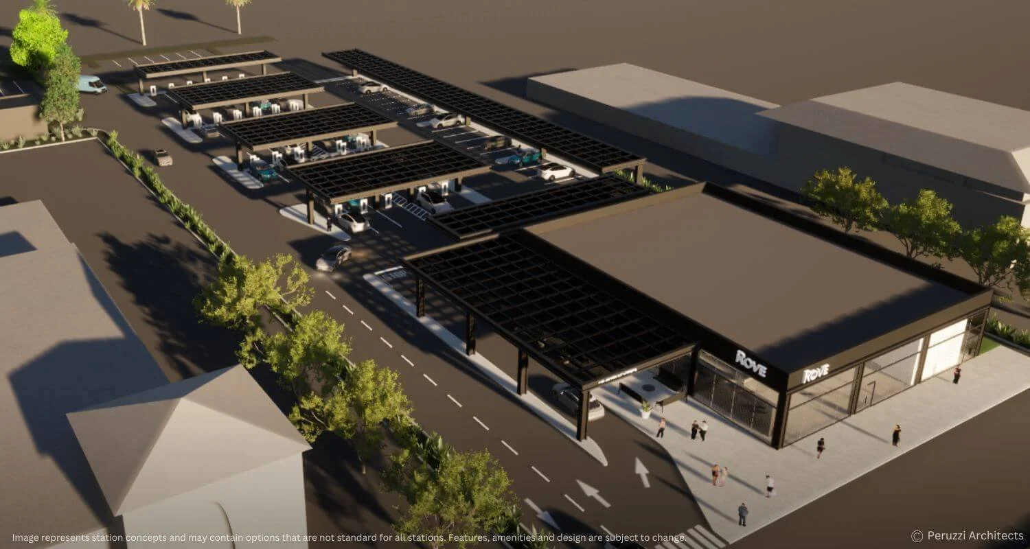 Rove - Full-Service Electric Vehicle Charging Centers