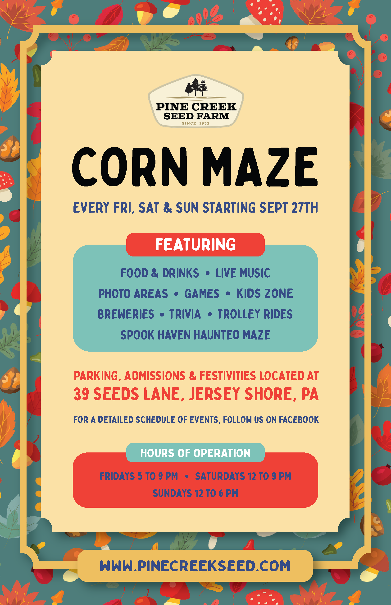 Corn Maze — Pine Creek Seed Farm