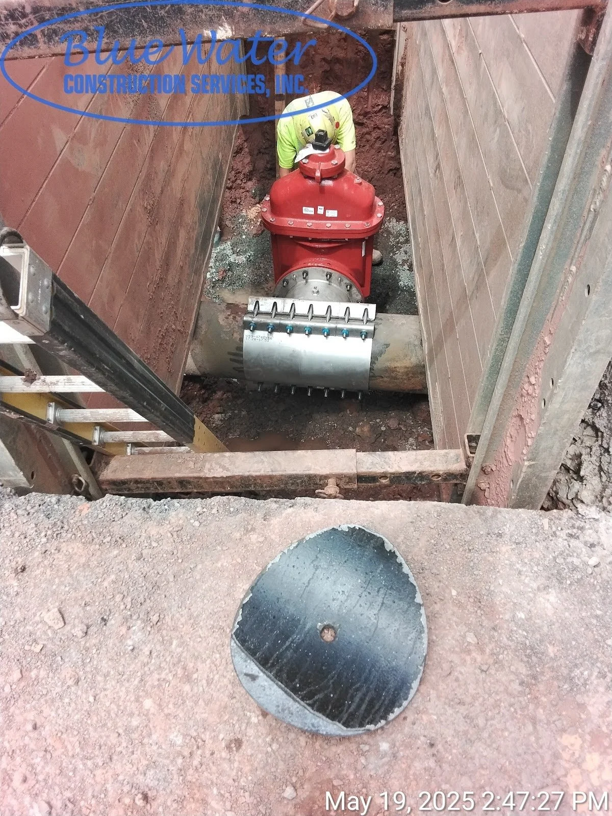 Wet Tapping — Blue Water Construction Services, Inc.