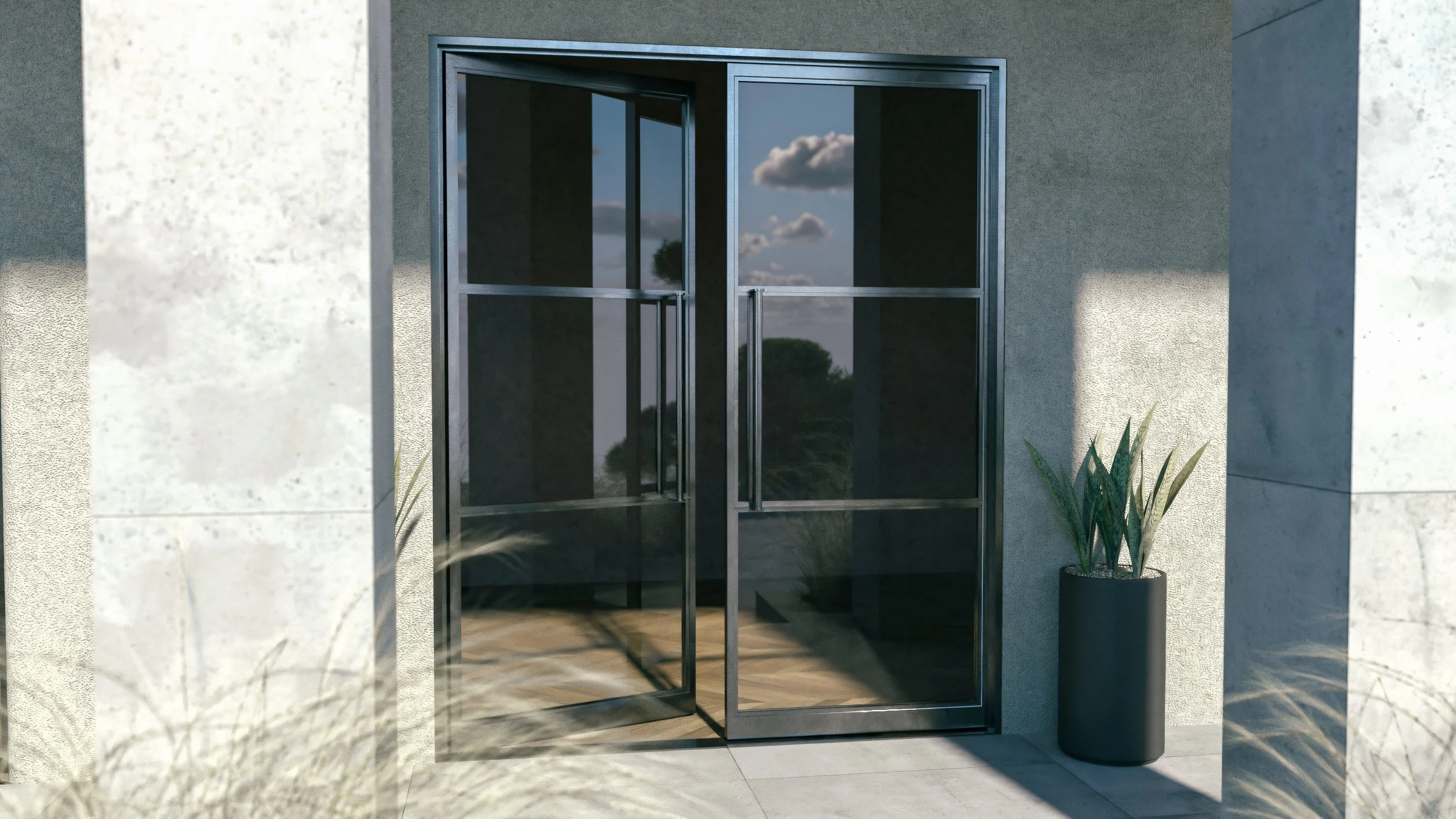 SOL 3 | Double Door | Exterior — Schriber Designs