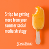 Summer social media ideas — Marketing & PR services | SongBird