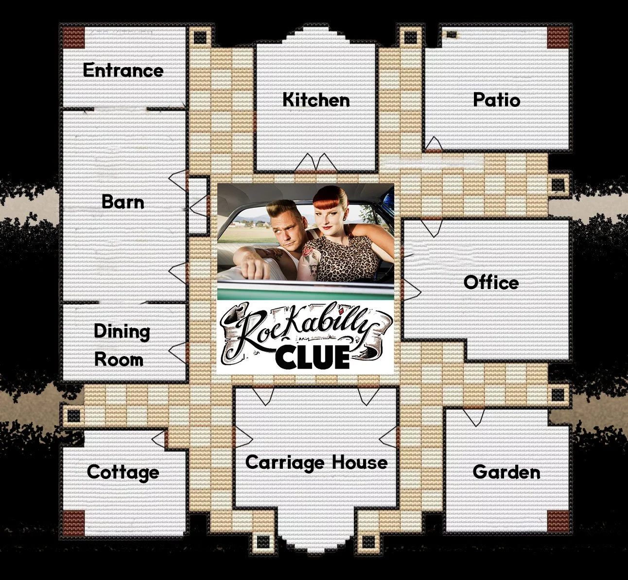 Clue House Layout