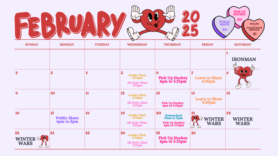 Public Skating & Pick-up Hockey — Corona Inline