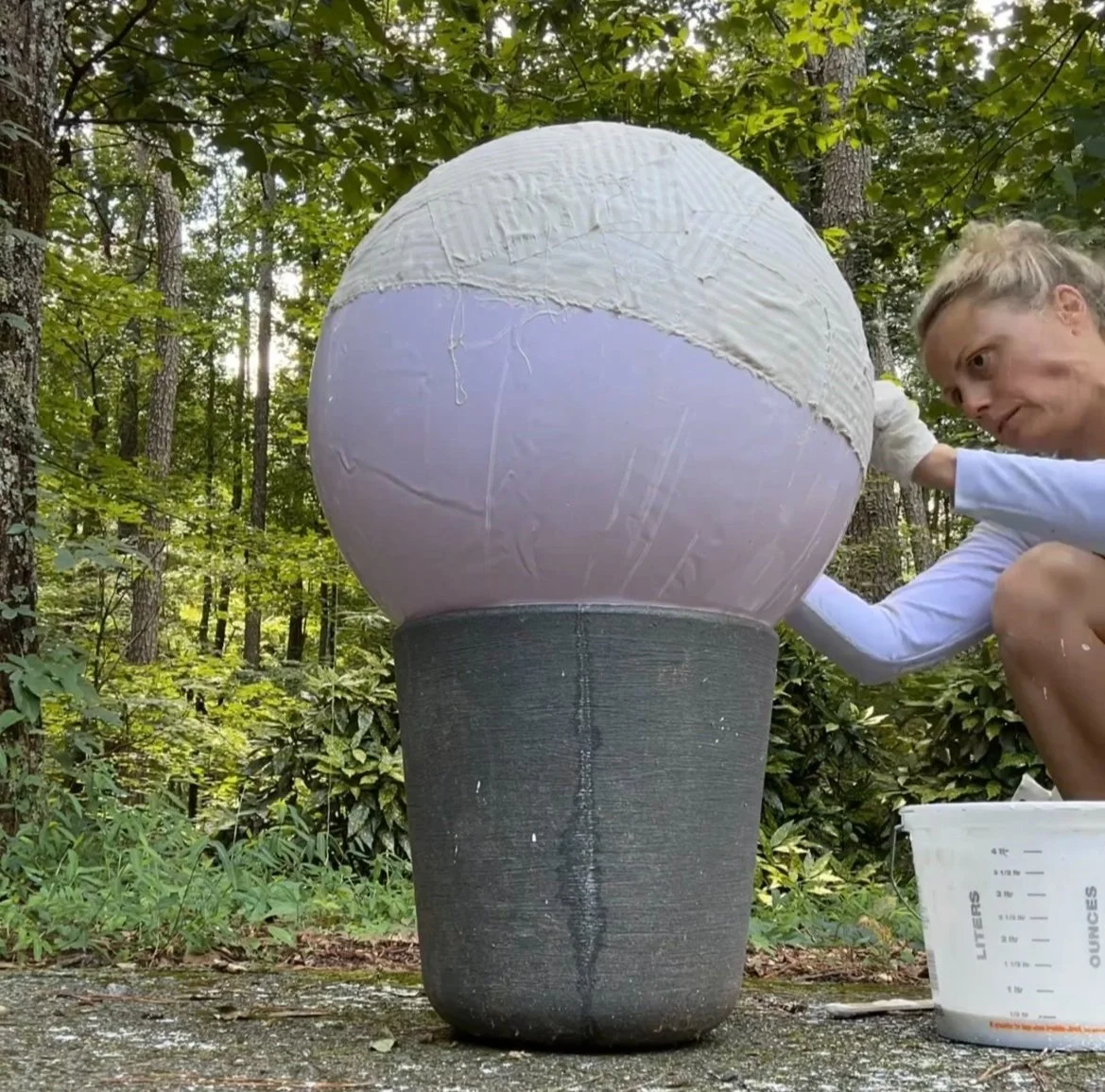 DIY Plaster Lamp — Home at Hand Interiors