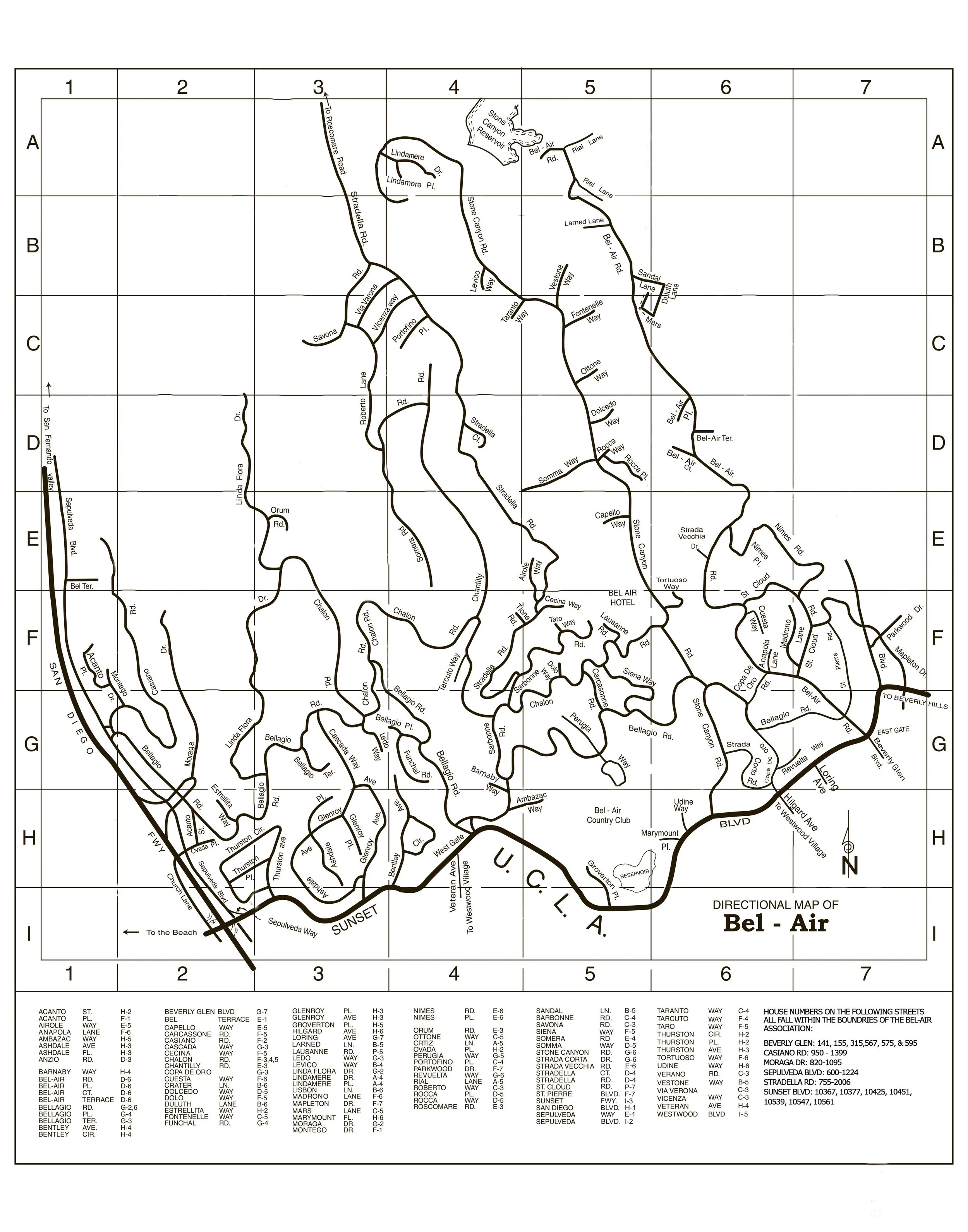 Boundary Map — Bel-Air Association
