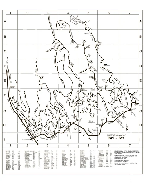 Boundary Map — Bel-Air Association