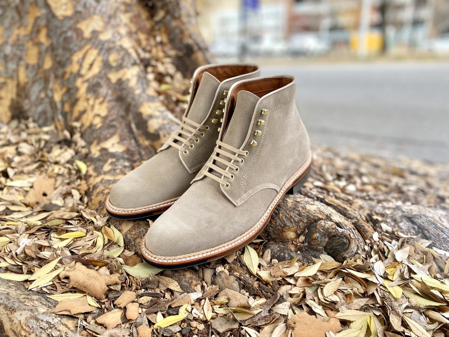 Alden Boot D9861HC "The Glenwood" Plain Toe Boot Loden Suede — Ealdwine ...