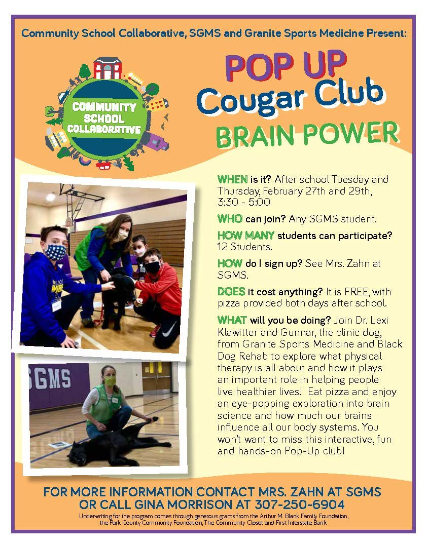 Pop-up Clubs — VOLUNTEER/EVENTS
