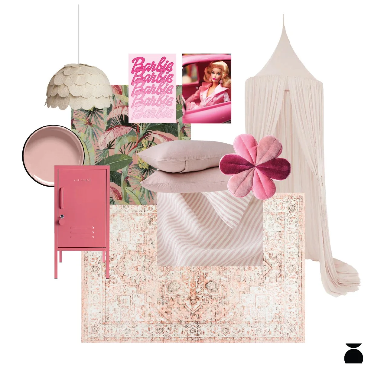 How to create a Barbie-themed bedroom thats more than a little bit cool ...