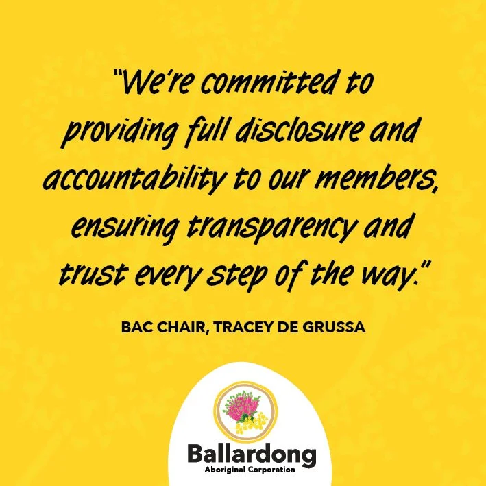 Empowering BAC members — Ballardong Aboriginal Corporation