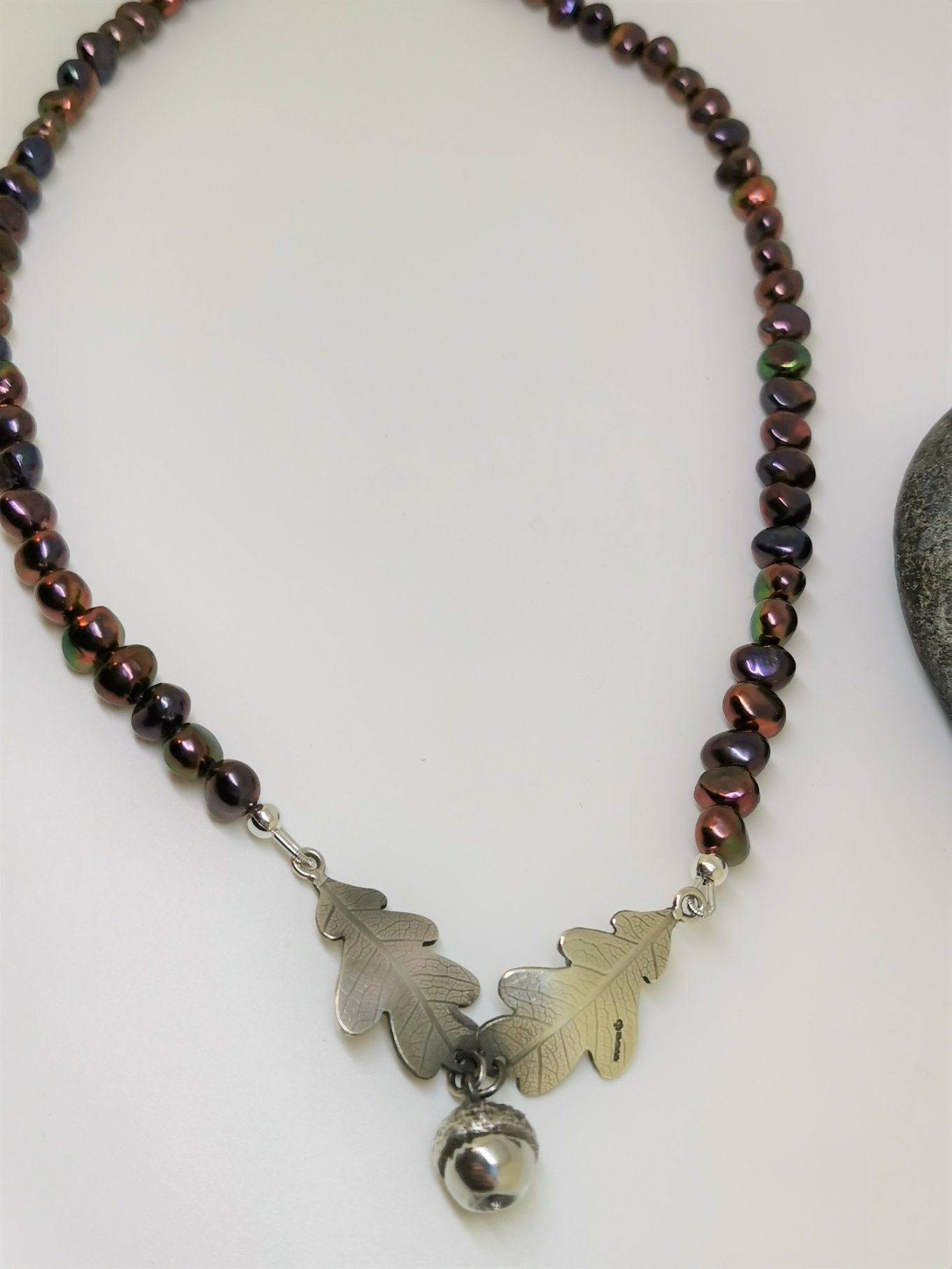 Acorn and oak necklace — Katherine Lawrie Jewellery