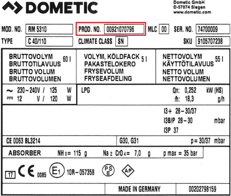 How do I find the correct Dometic spare parts? — Rae Caravan Parts