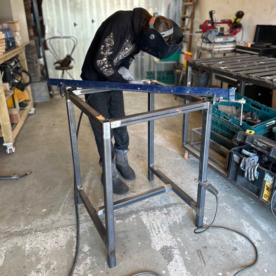 Welding Workbench Plans Phil Vandelay Moved The Lathe To Its New