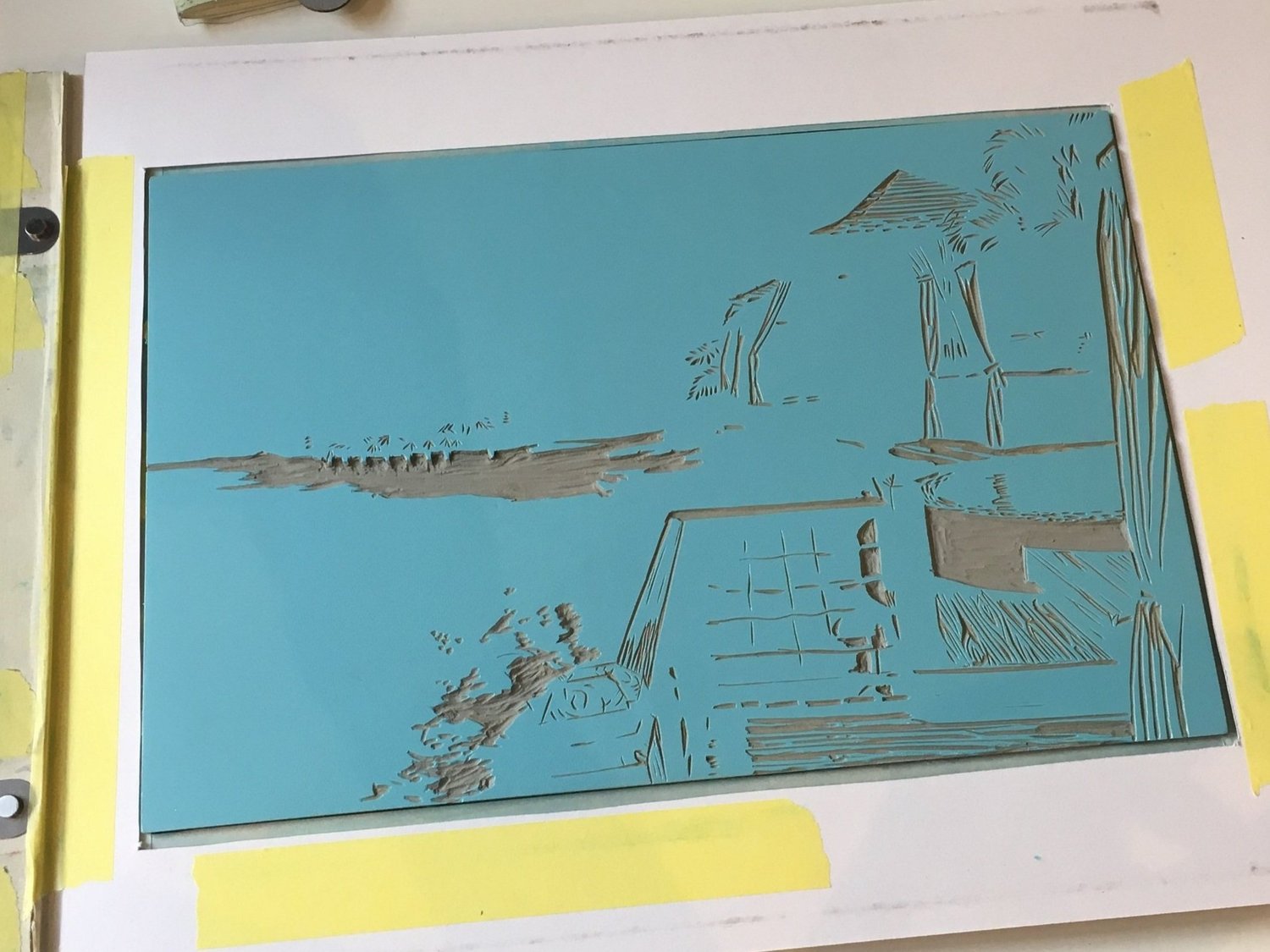 How to make a Lino Cut Print — CHLOE TICKNER | SIGNWRITER - PRINTMAKER ...