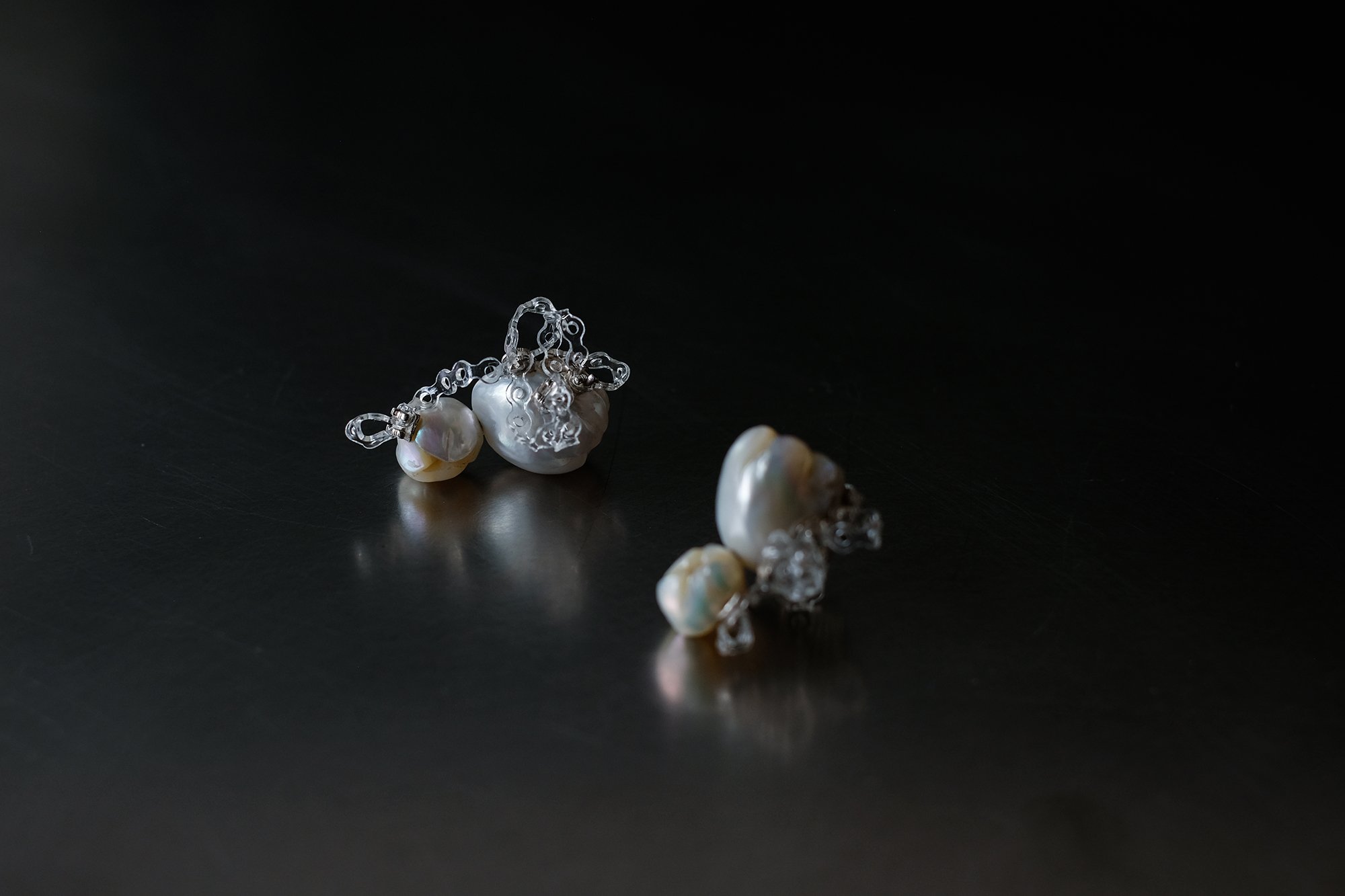 Honeycomb Stud Earrings by Alex Tsai — OBELLERY