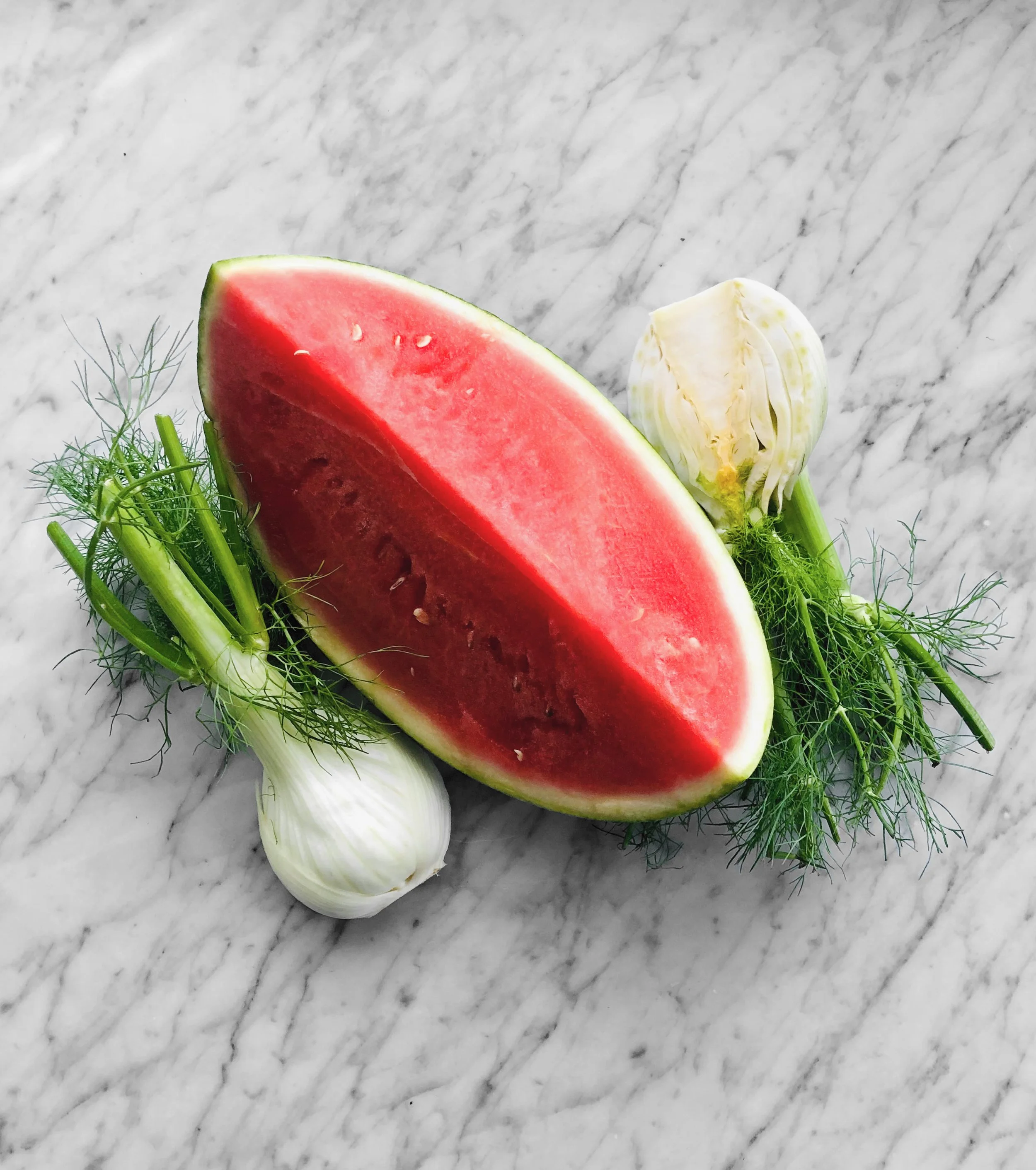 Salade étagée tomate-pastèque, burrata, chorizo et vinaigrette au paprika fumé — JM_cuisine par ...