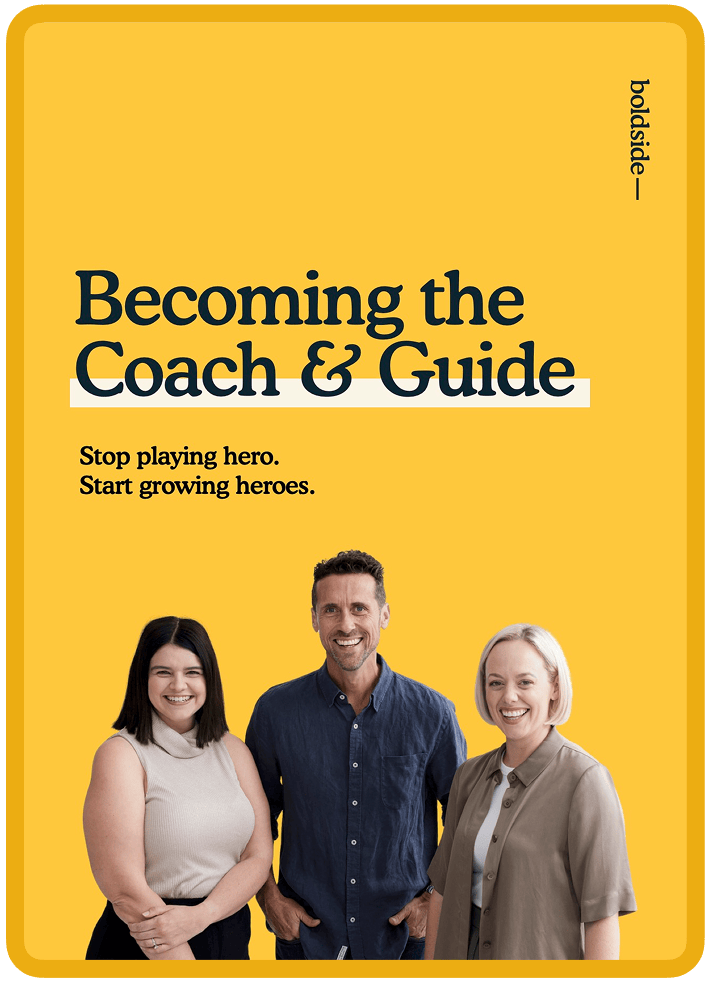 Becoming the Coach & Guide: Free Leadership Coaching Guide | Boldside — Boldside Consulting