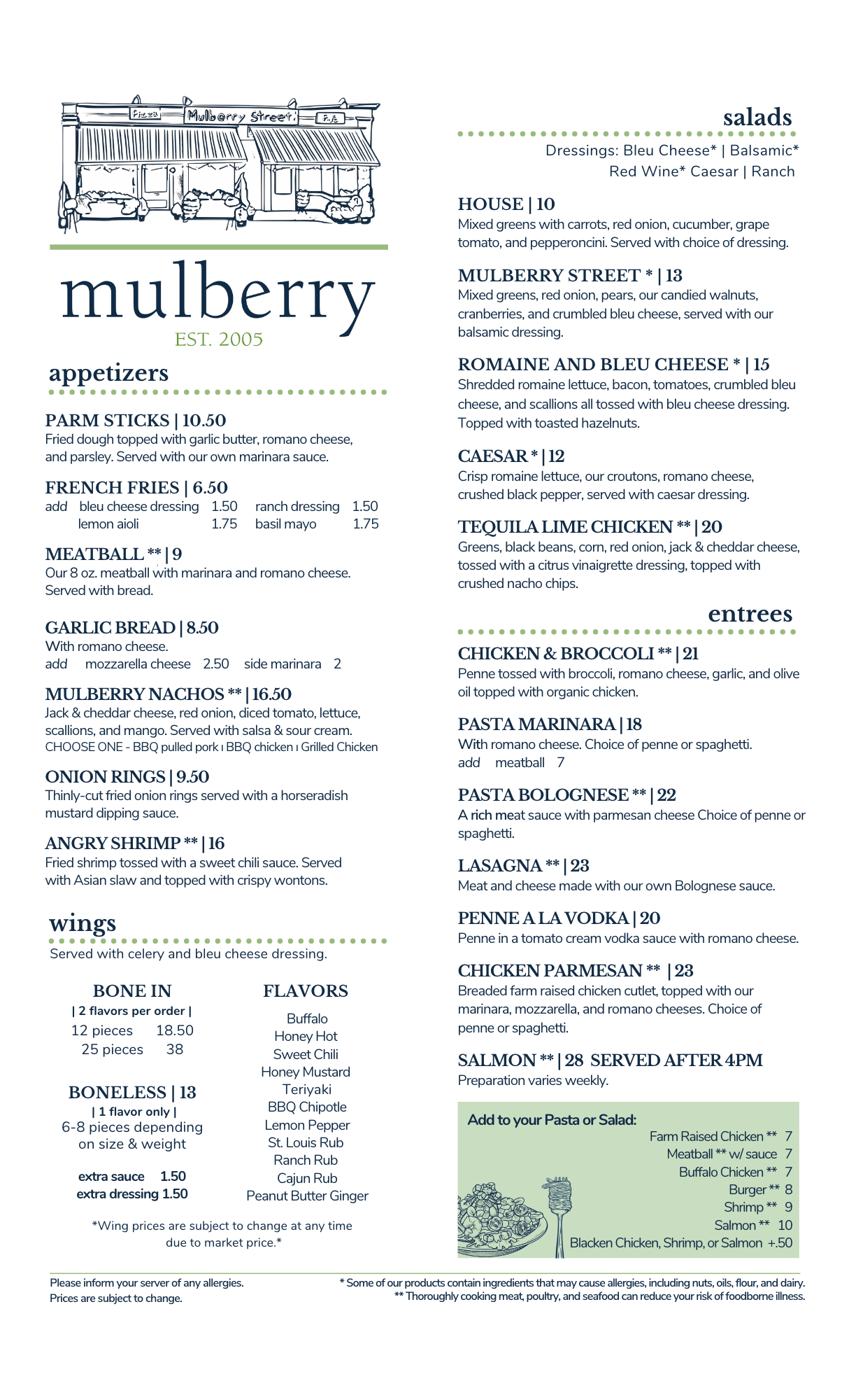 dining — Mulberry Street