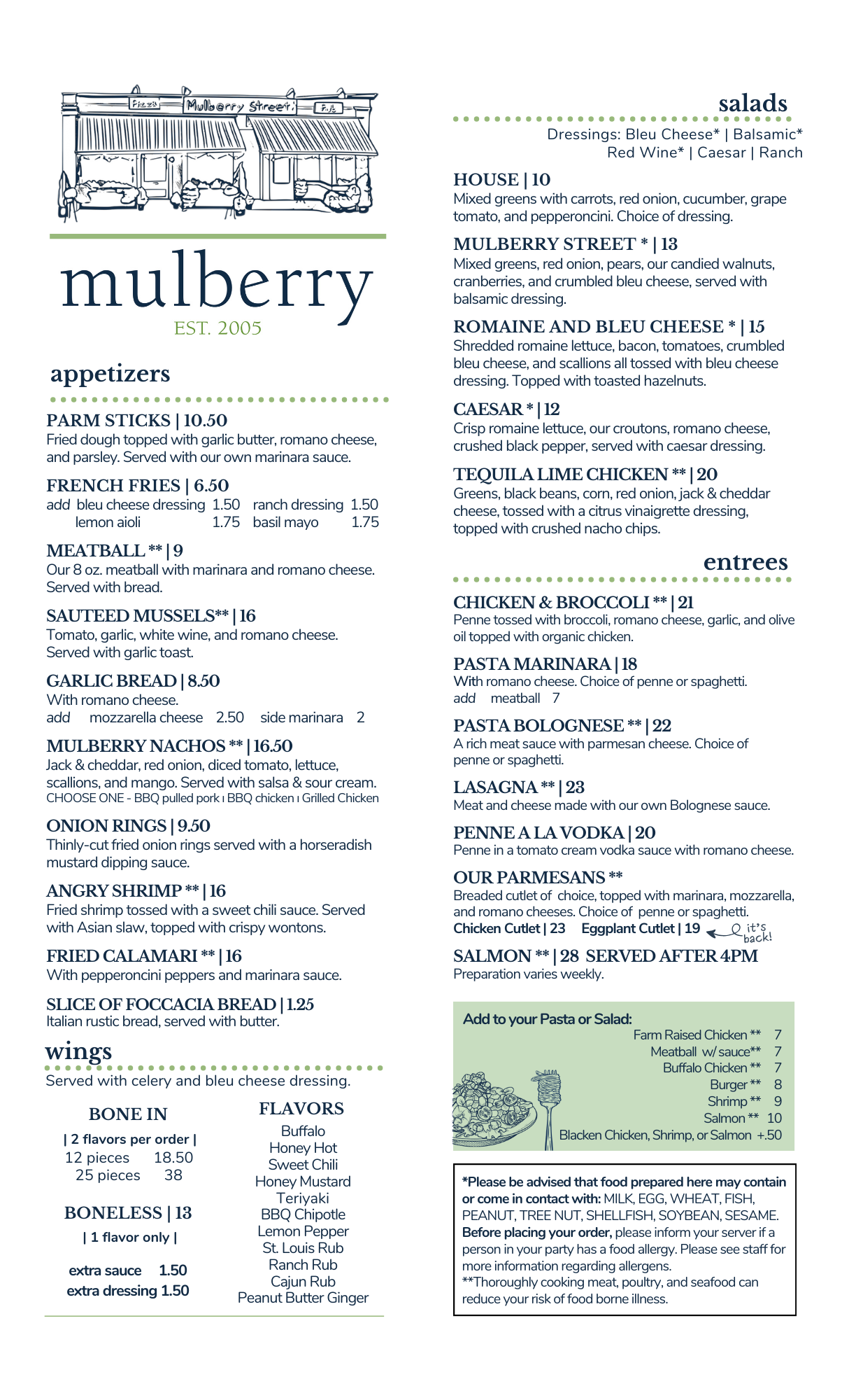 dining — Mulberry Street