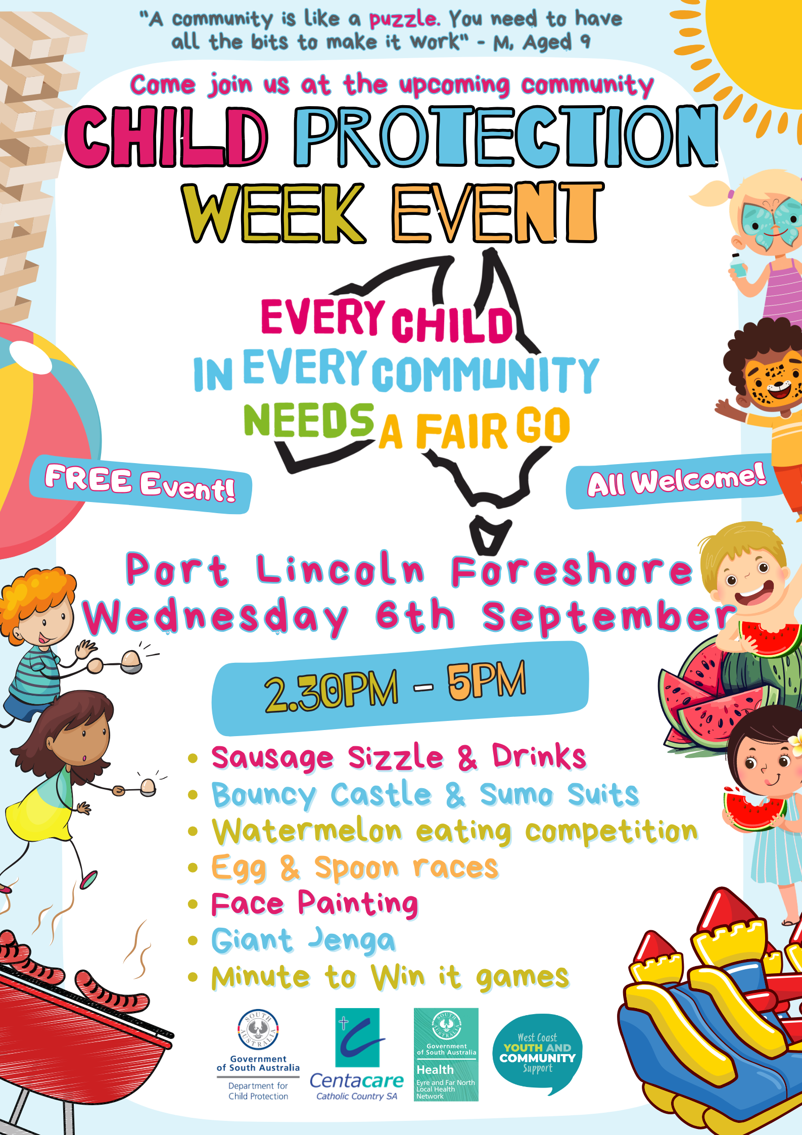Child Protection Week Event — West Coast Youth & Community Support