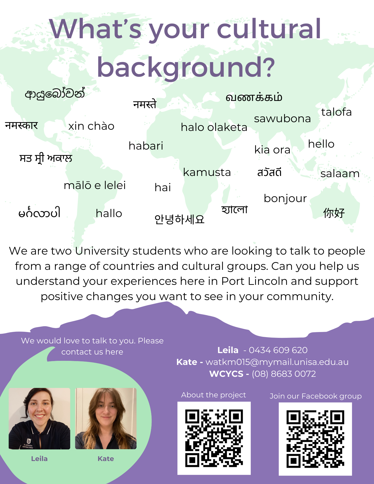 Cultural and Linguistic Diverse Community — West Coast Youth & Community Support