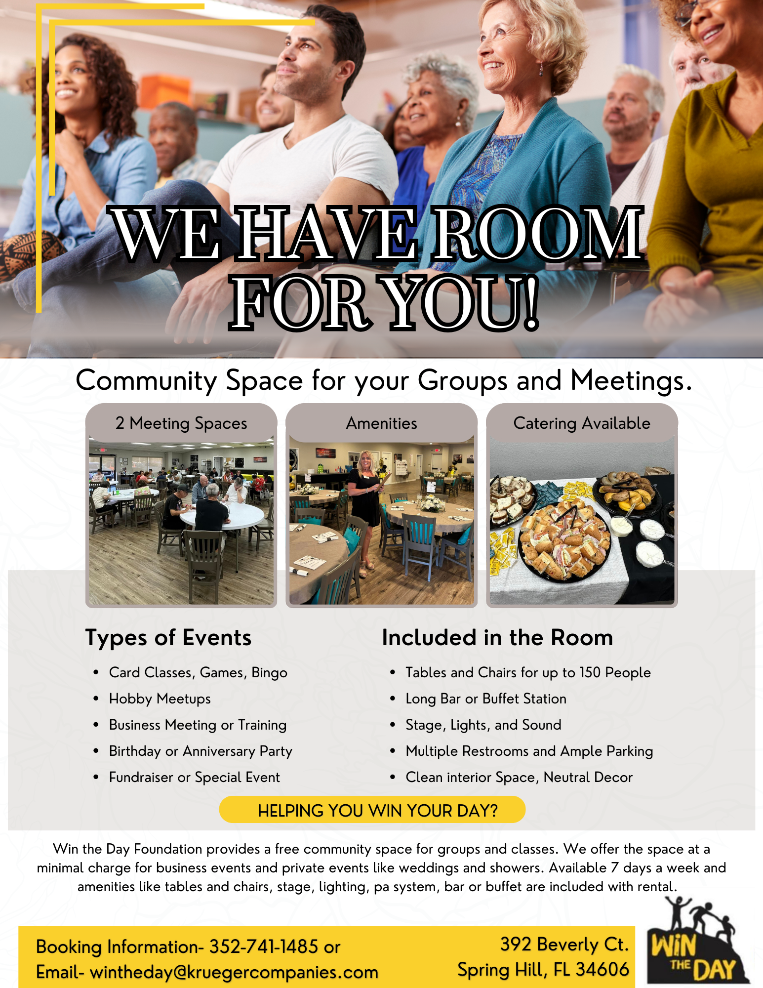 Event Space — Win the Day Foundation