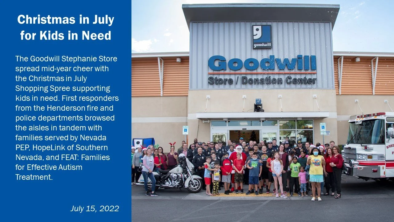 Goodwill In Our Community — Goodwill of Southern Nevada