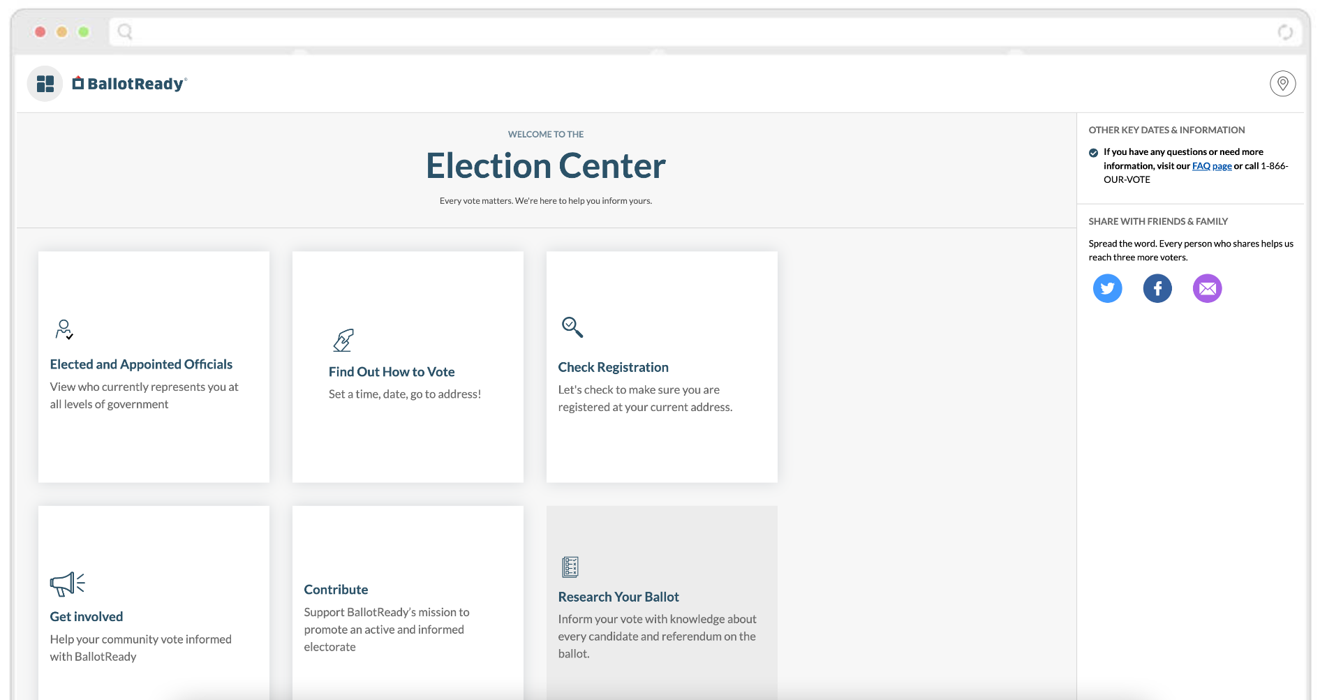 Civic Center — BallotReady for Organizations