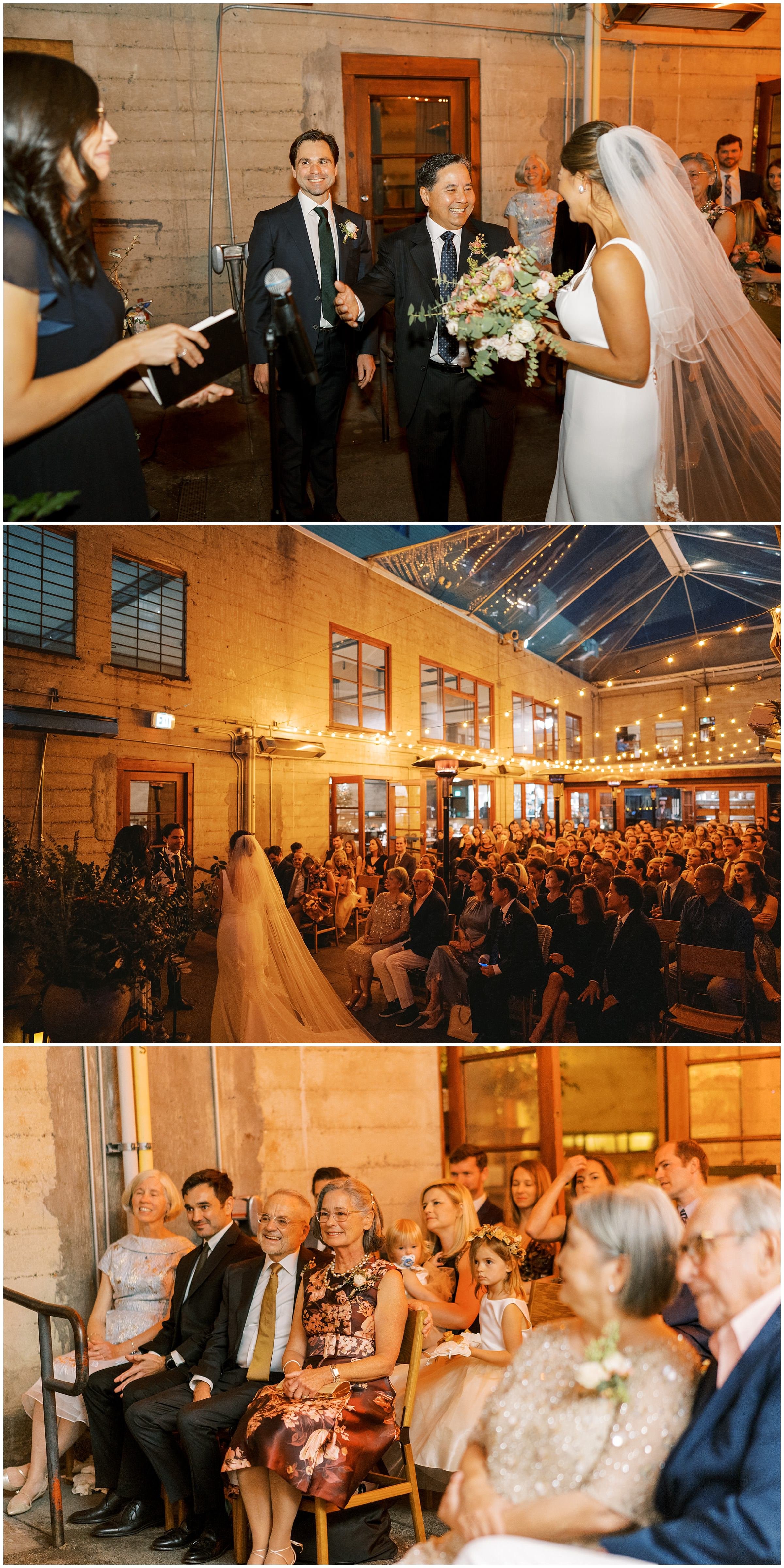 Winter Foreign Cinema Wedding San Francisco — Annie Hall Photography