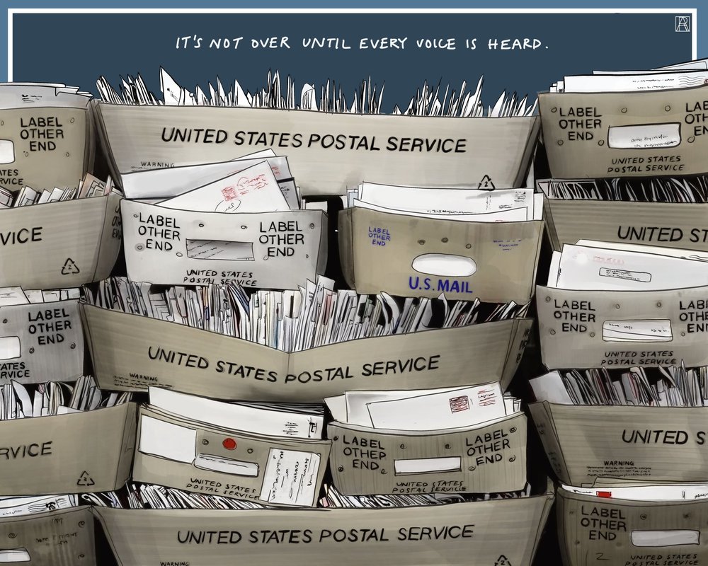 Political Illustration — Alex Rudin