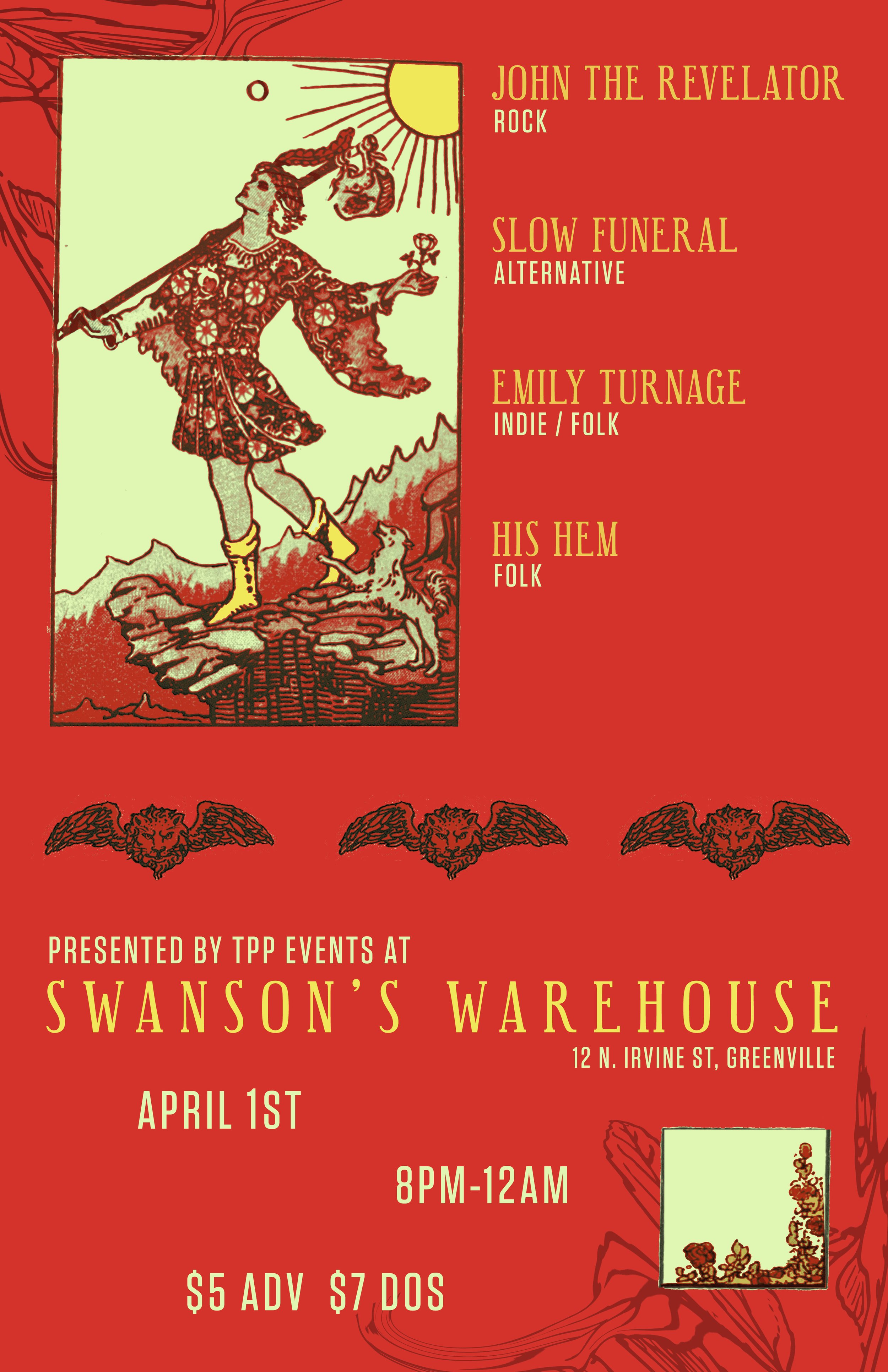 John the Revelator, Slow Funeral, Emily Turnage, His Hem — Swanson's ...