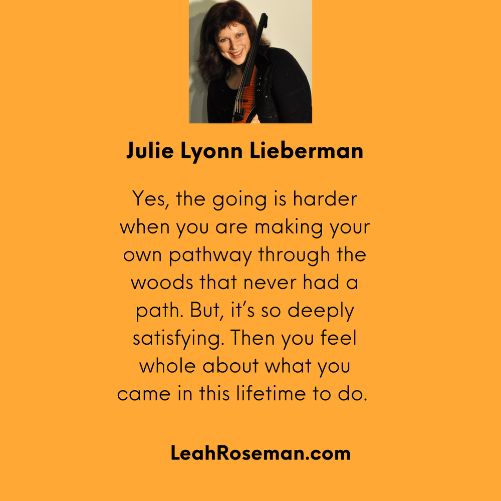 Julie Lyonn Lieberman — leahroseman.com Conversations with Musicians ...