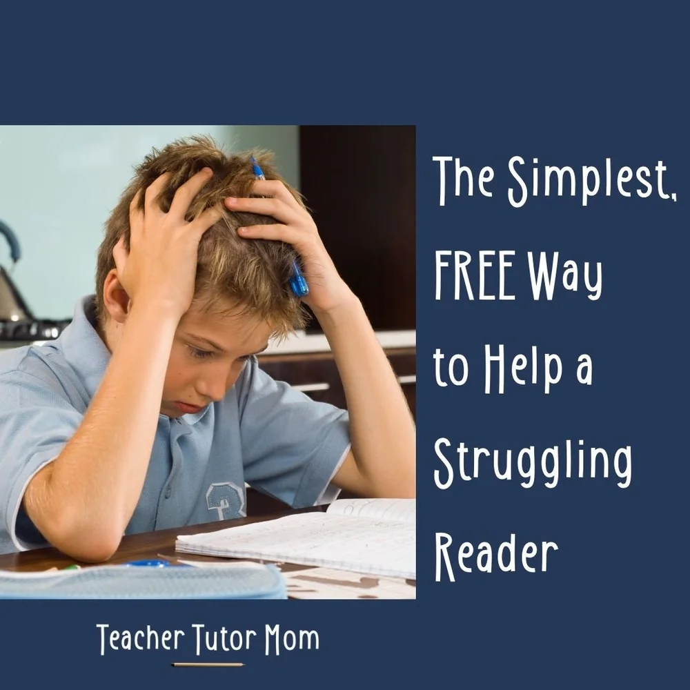 The Simplest, FREE Way to Help a Struggling Reader — Teacher Tutor Mom