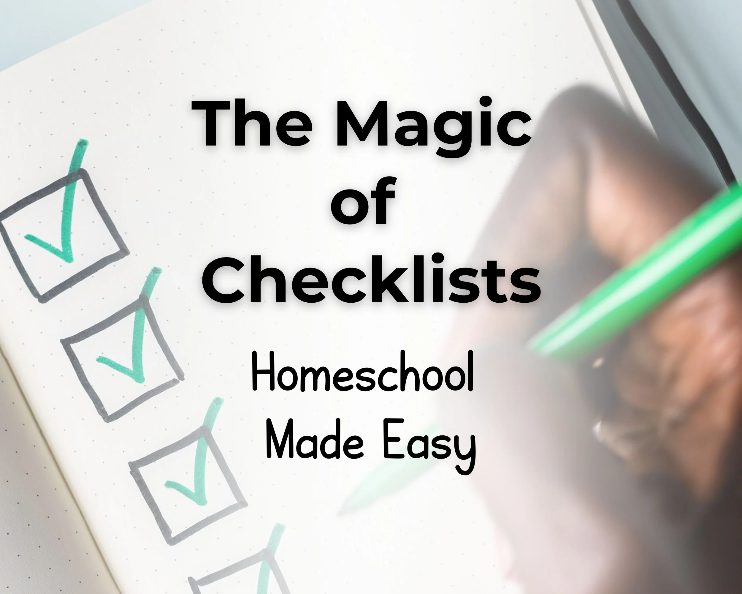 Use checklists in homeschooling for lesson plans, curriculum, and ...