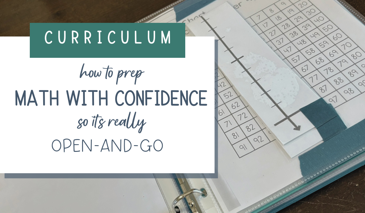 Learn how I prepare and organize the Math with Confidence curriculum ...