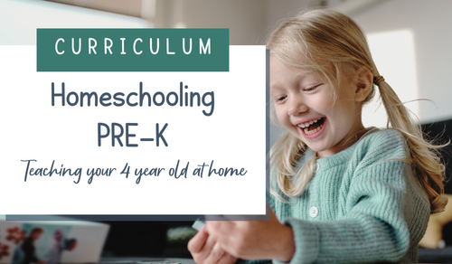 How to Homeschool PreK: Simple Tips & Resources for Teaching a Four ...
