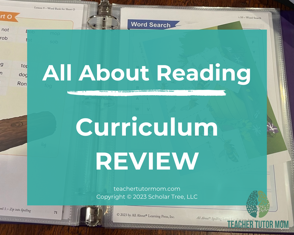 All About Reading Curriculum Review. Teacher Tutor Mom. — Teacher Tutor Mom