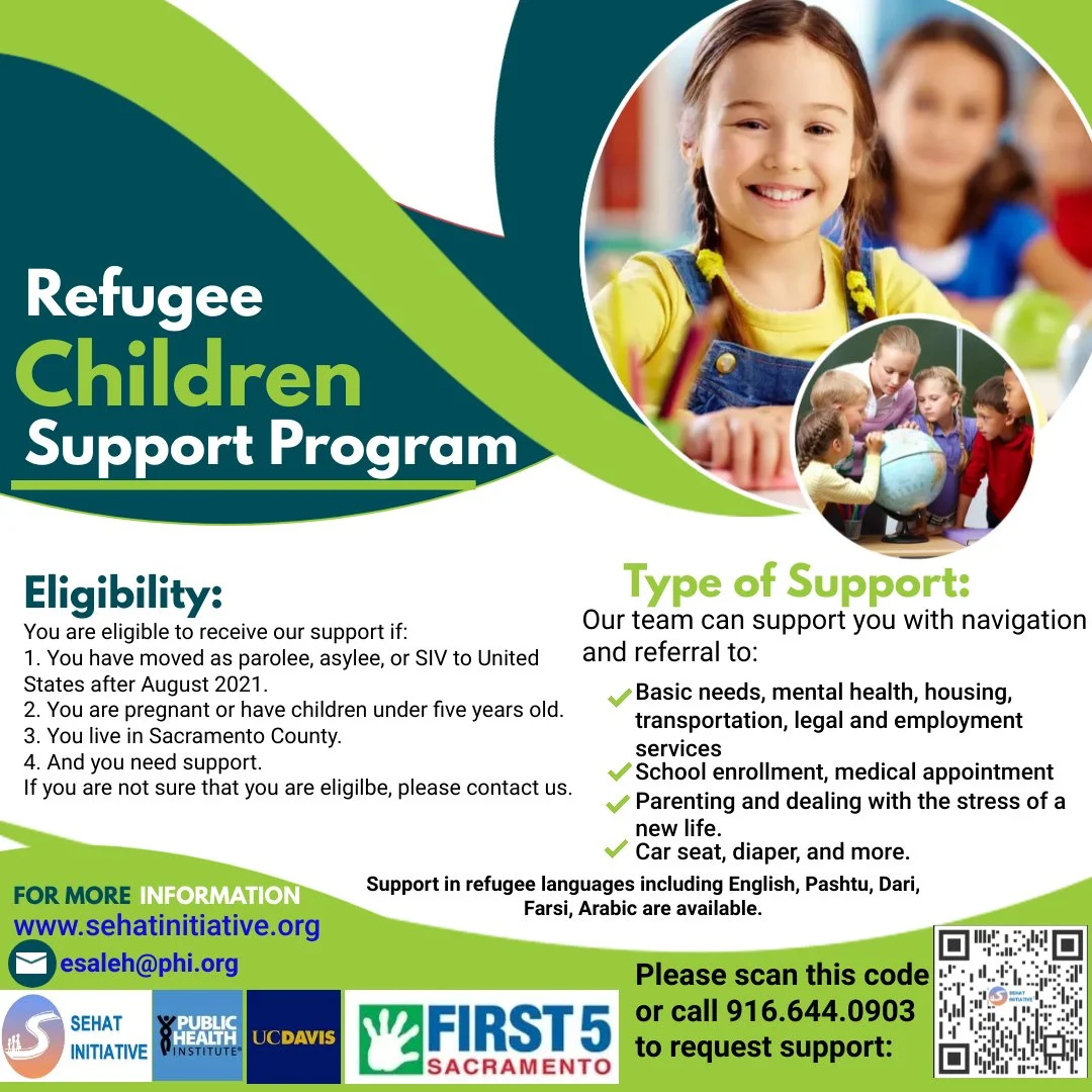 Refugee Family Support Program — SEHAT Initiative