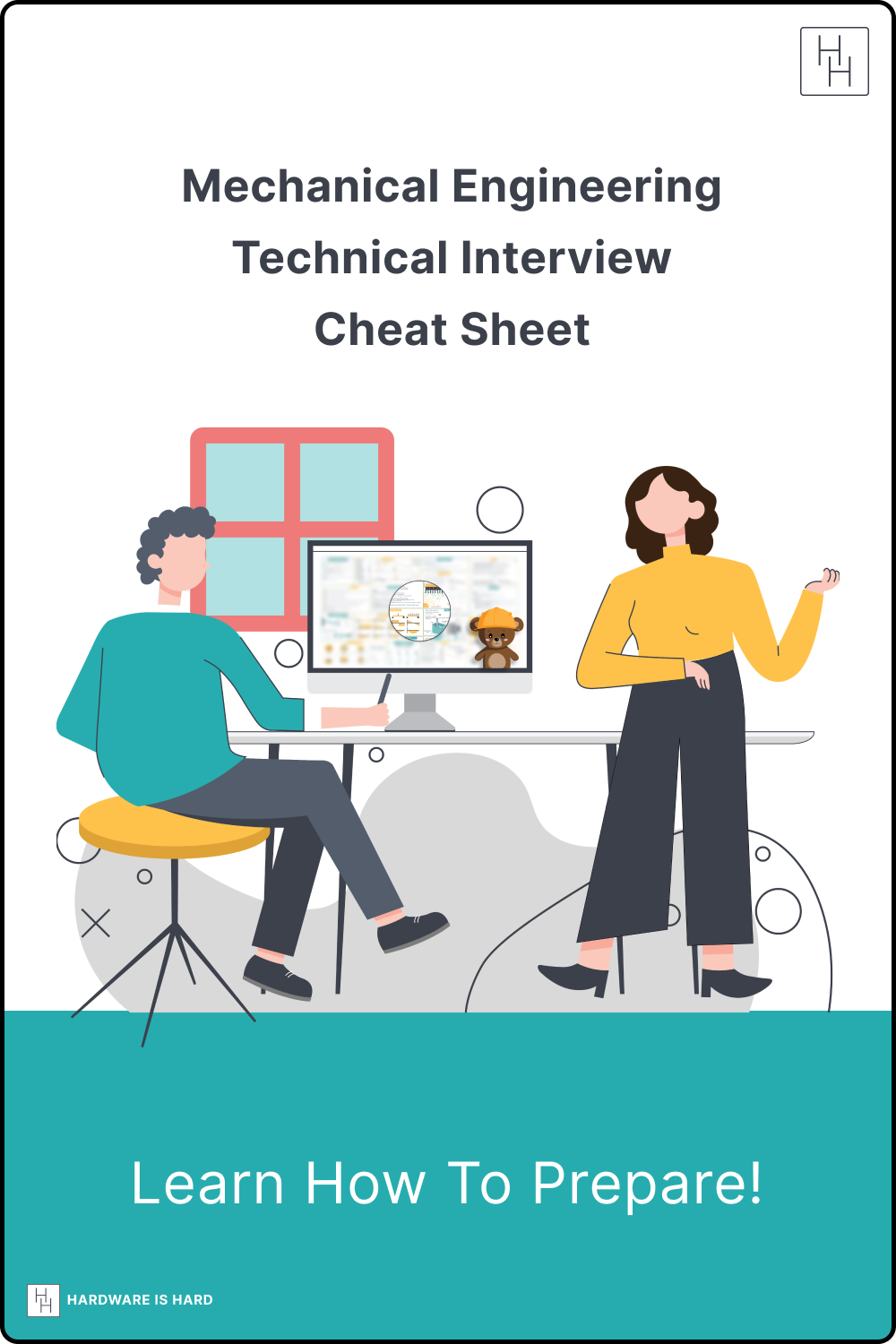 Mechanical Engineering Interview Question Database (150 Questions) — Hardware Is Hard