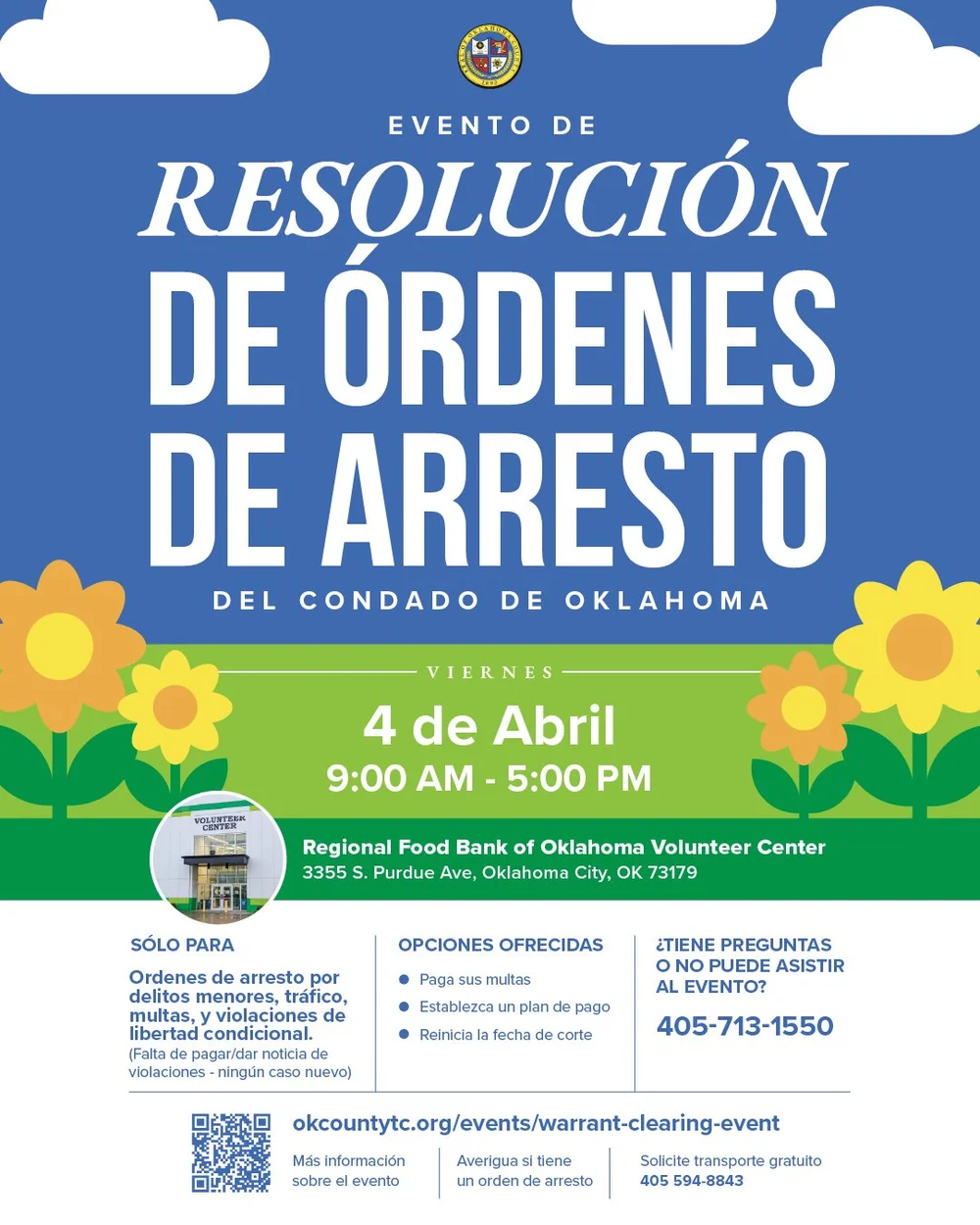 Oklahoma County Warrant Clearing Event — Oklahoma County Treatment Courts