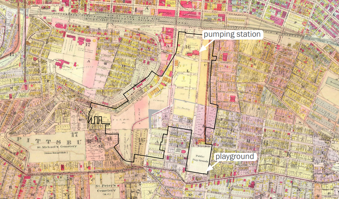 Map Of South Side Pittsburgh