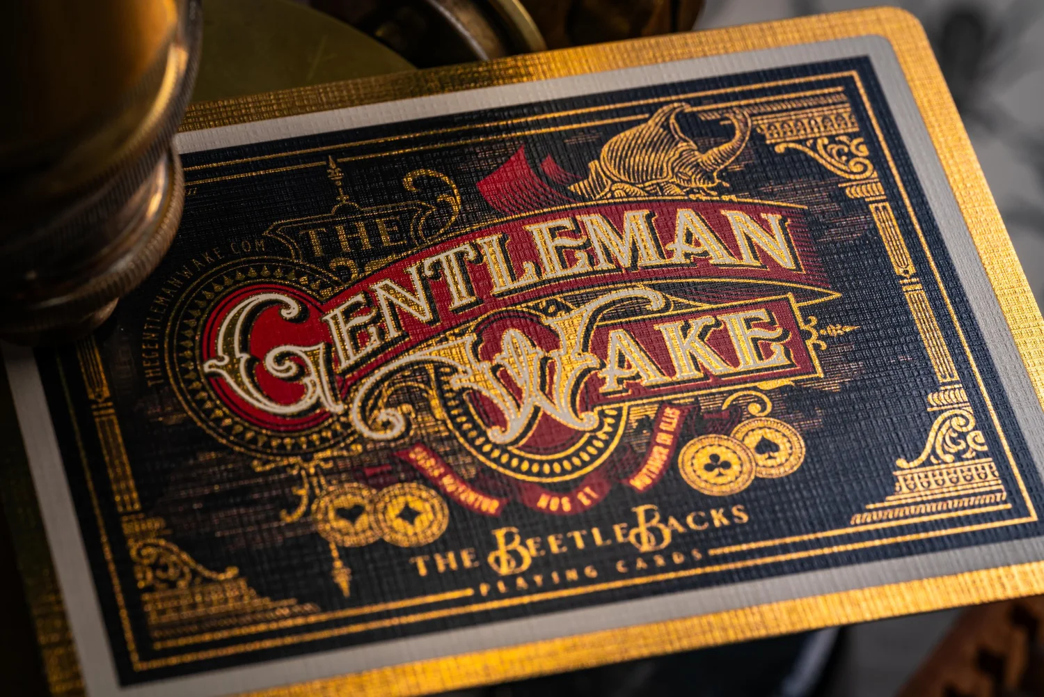 The Gentleman Wake - Luxury Playing Cards