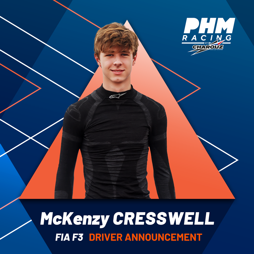 McKenzy Cresswell will race with PHM Racing in FIA F3 — PHM Racing