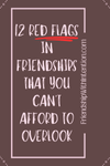 12 FRIENDSHIP RED FLAGS YOU’RE IGNORING — friendship with intention