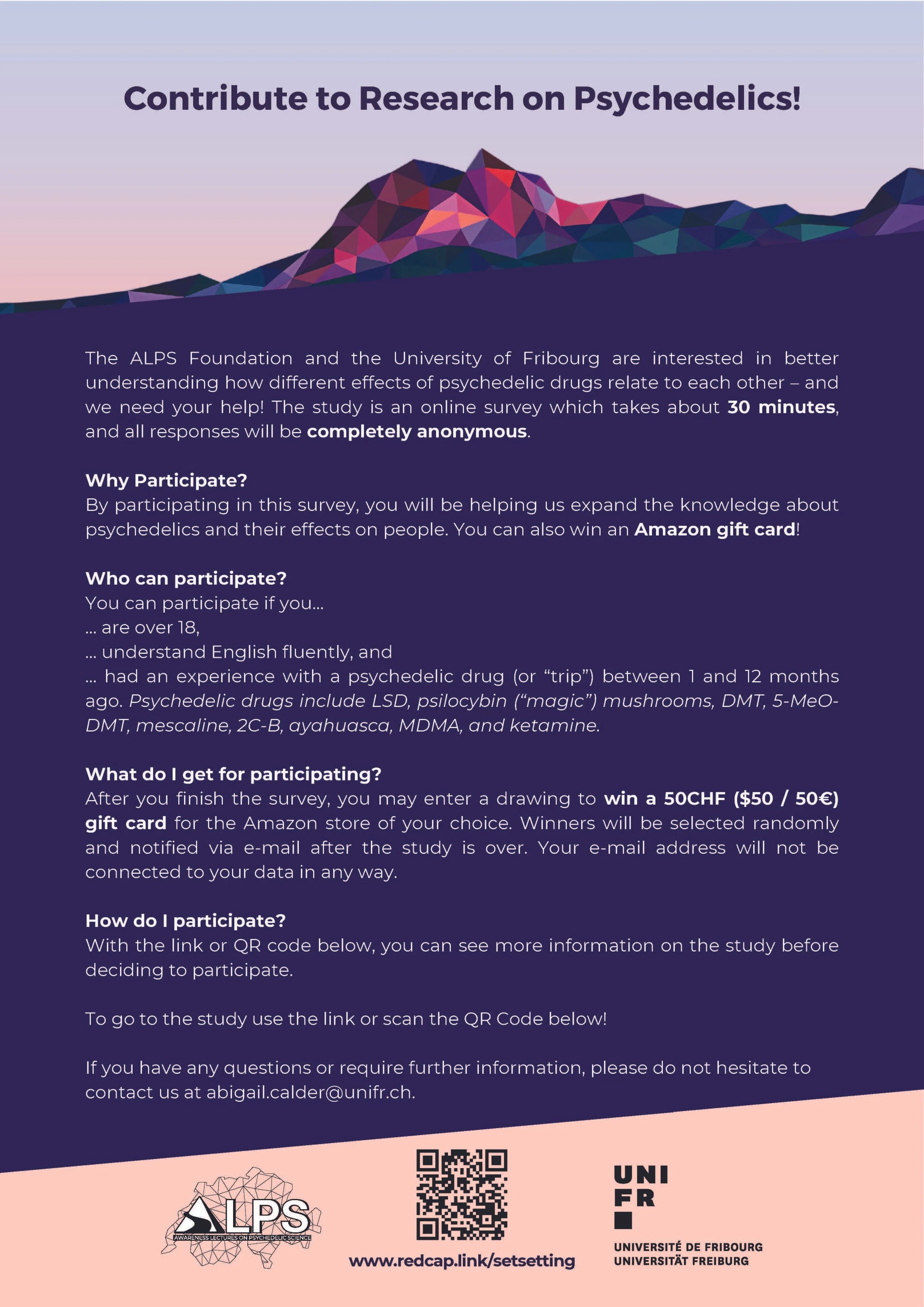 Participate in research — ALPS Foundation