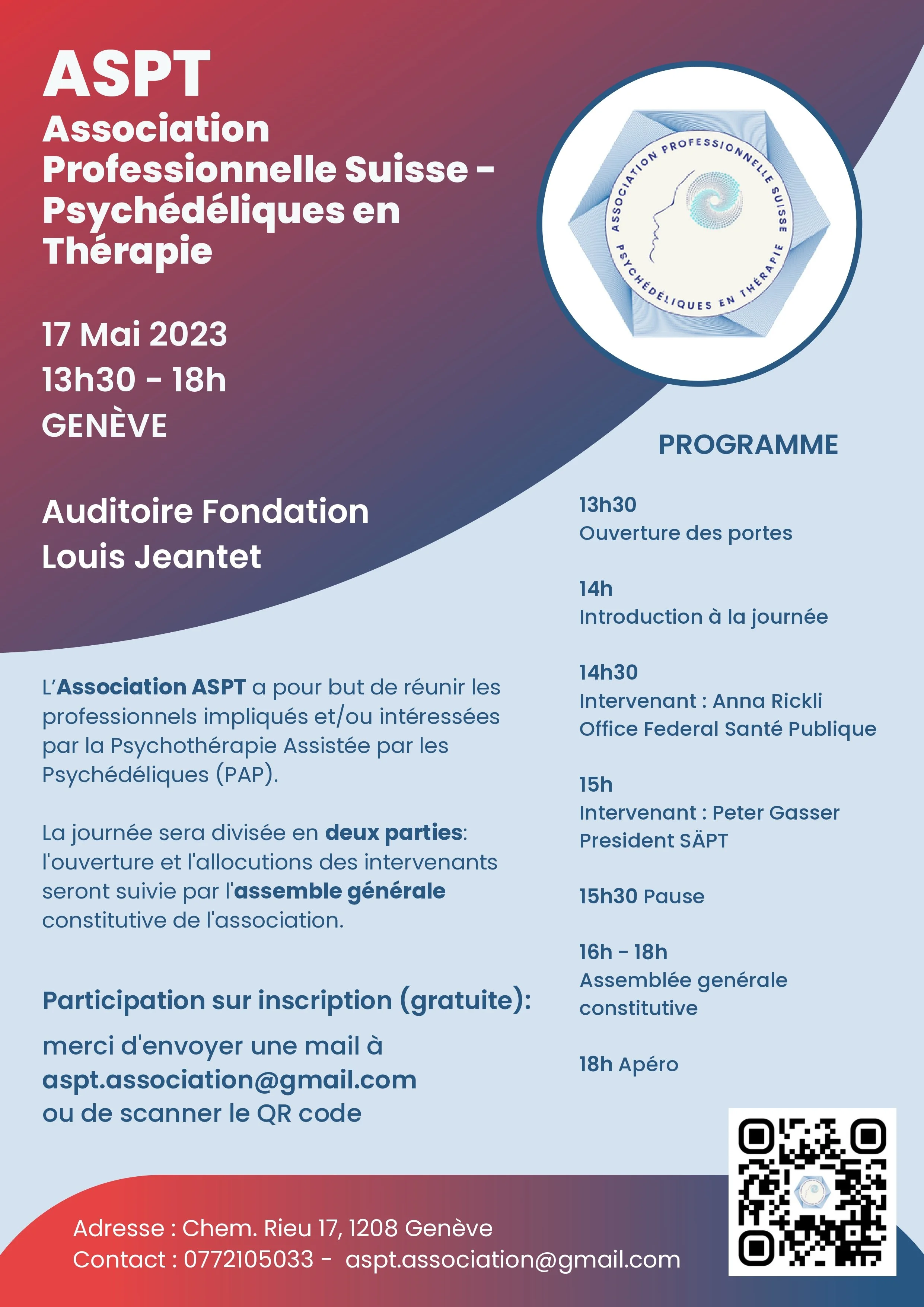 [ASPT] Assemblé générale Association Professionnelle Suisse ...
