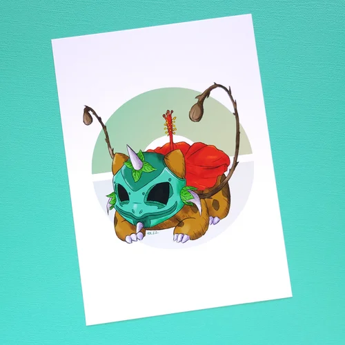 Elemental Construct Vejigante Art Print — The Transforming Wagon