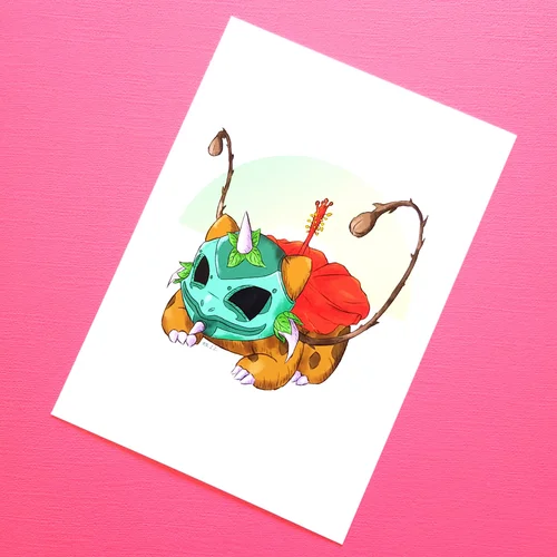 Elemental Construct Vejigante Art Print — The Transforming Wagon