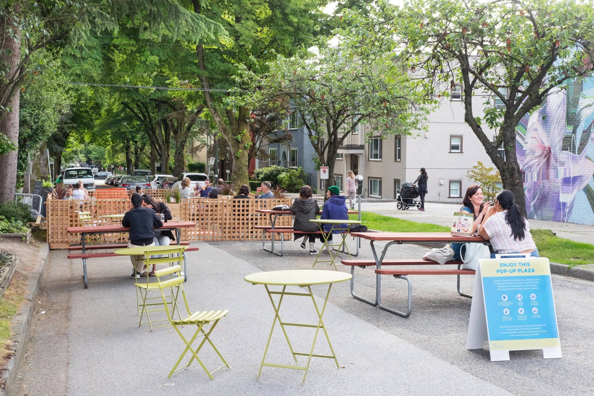Our Plazas — South Granville BIA