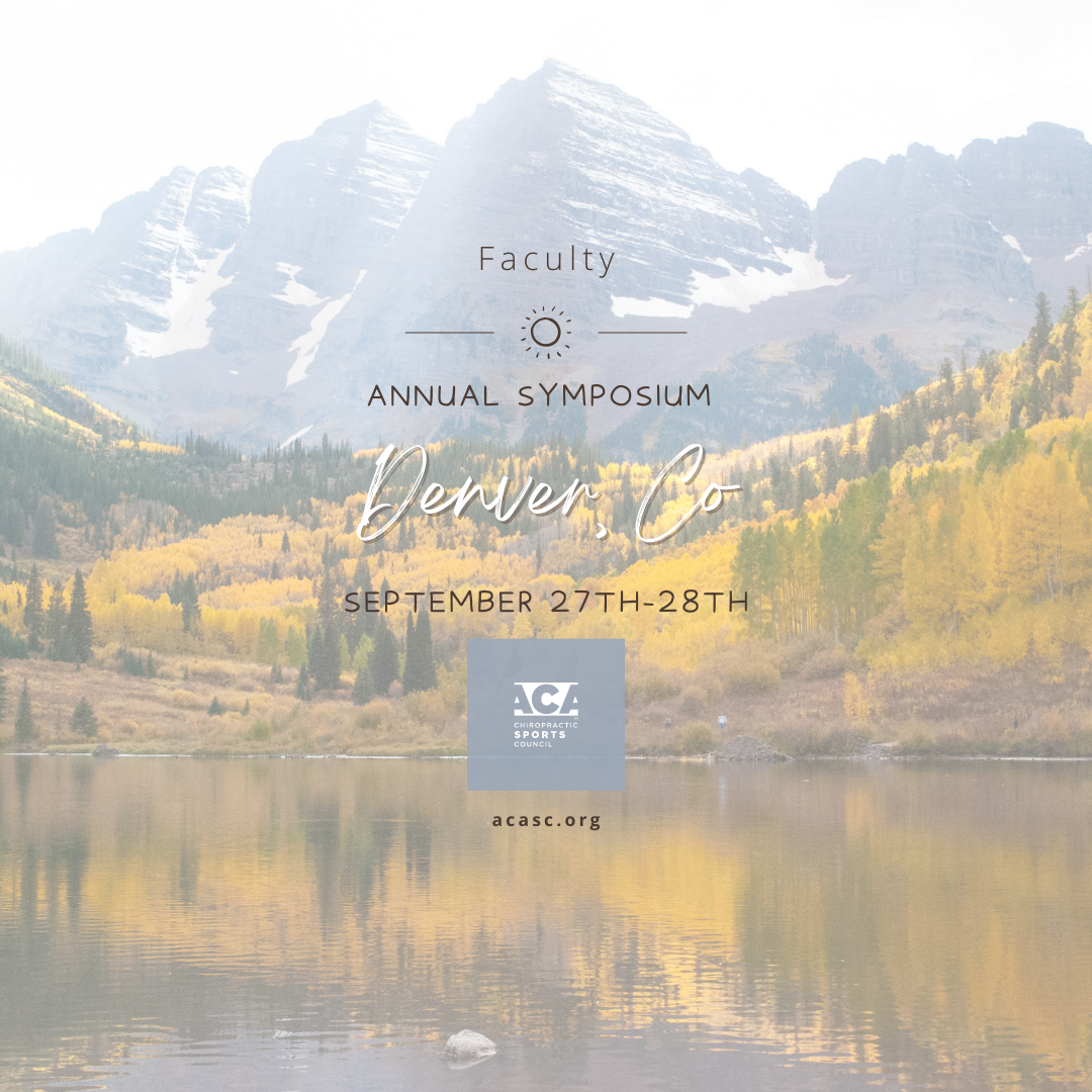 Symposium Registration — ACA Sports Council